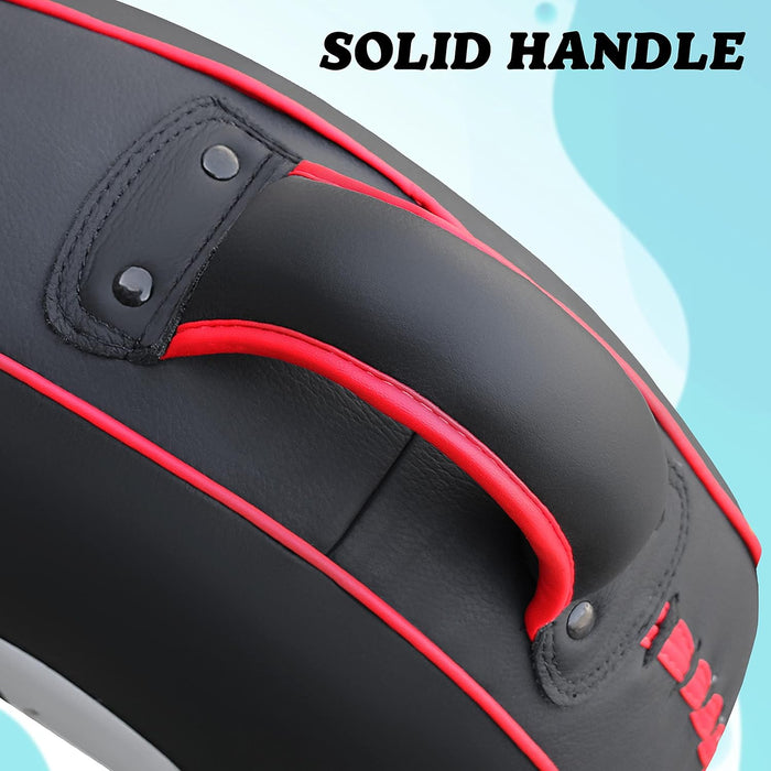 Mytra Fusion round focus pads – Strike Pad Real Leather Boxing Round P