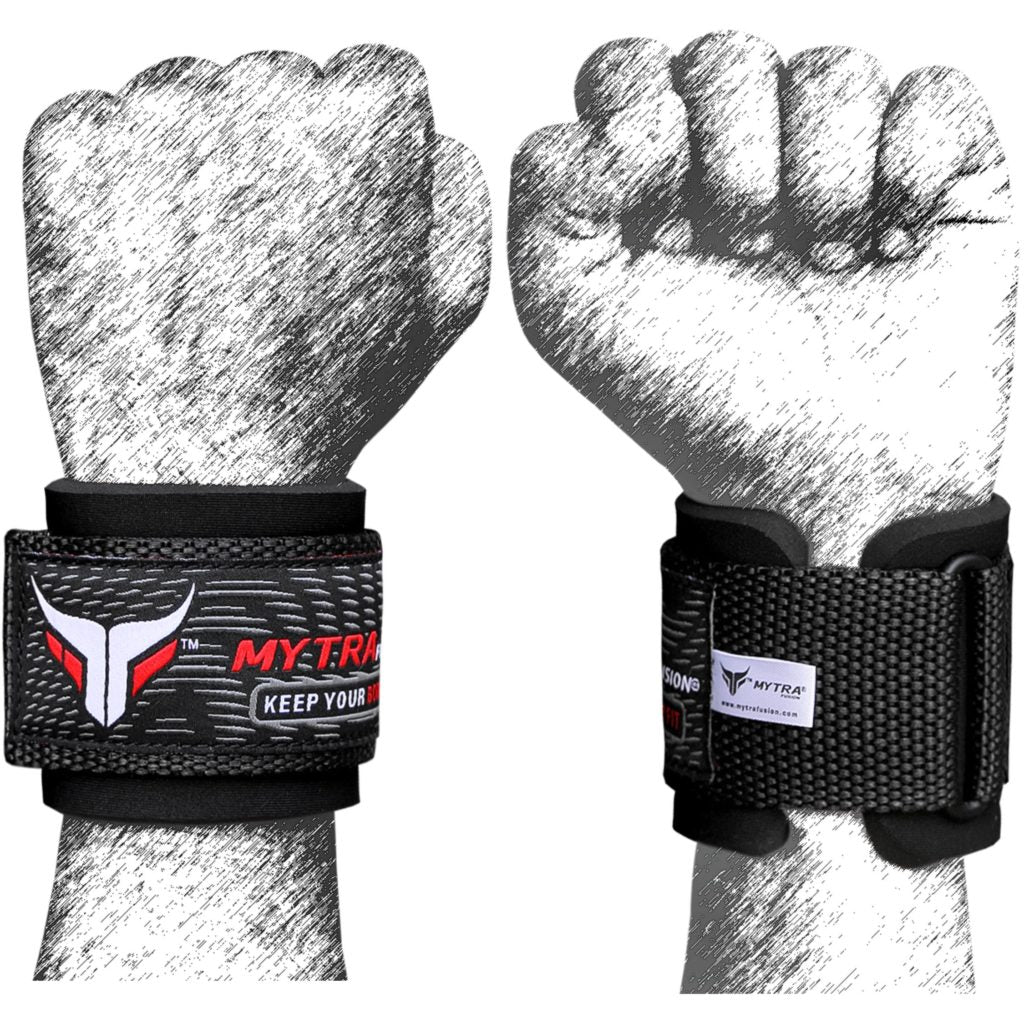 Mytra Fusion Neoprene Gym Weight Lifting Wrist Straps